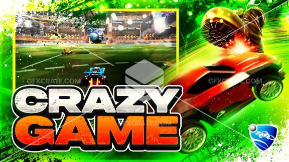 Rocket League Fully Editable YouTube Thumbnails and Assets GFX Pack