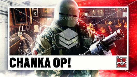 Rainbow Six Siege Fully Editable YouTube Thumbnails & Assets GFX Pack