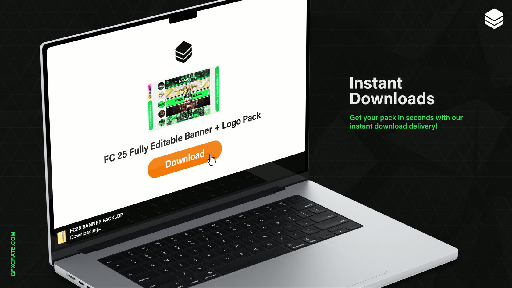 FC 25 Fully Editable YouTube Banner & Logo Pack (FIFA 25)