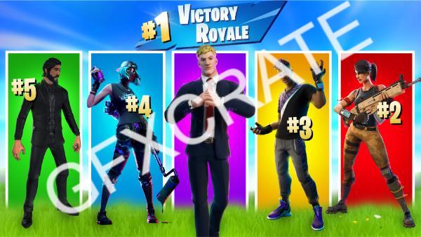 Fortnite Fully Editable Thumbnail Pack V2