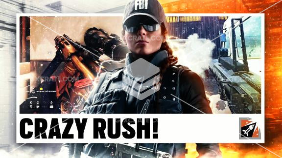 Rainbow Six Siege Fully Editable YouTube Thumbnails & Assets GFX Pack