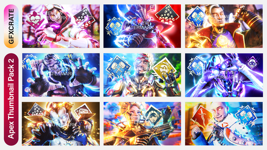 Apex Legends Fully Editable YouTube/Twitch/Kick Template Packs