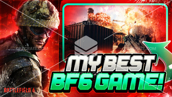 Battlefield 6 (BF6) Fully Editable YouTube Thumbnail Pack