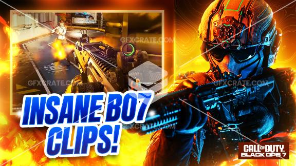 Call of Duty Black Ops 7 (BO7) Fully Editable YouTube Thumbnail Pack 2