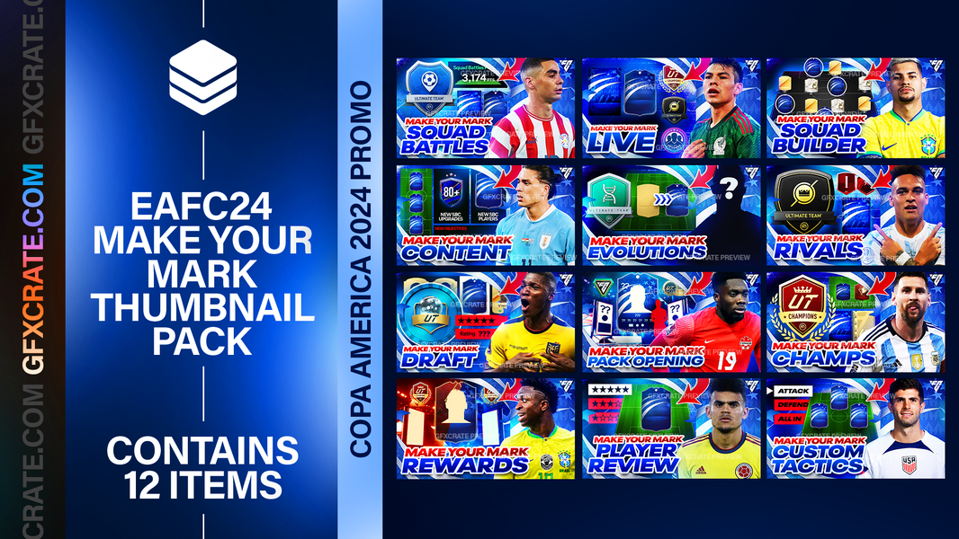 FC24 Euro 2024 And Copa America 2024