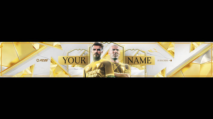 FC 25 Fully Editable YouTube Banner & Logo Pack (FIFA 25)