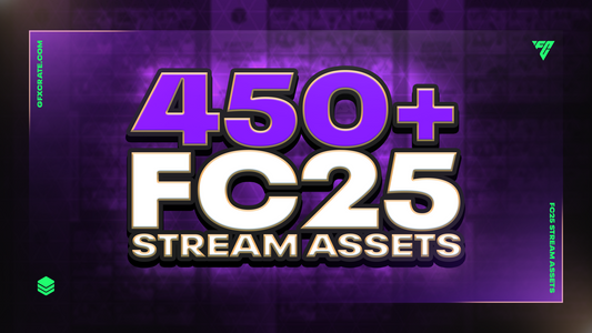 FC25 Fully Editable YouTube/Twitch/Kick Template Packs