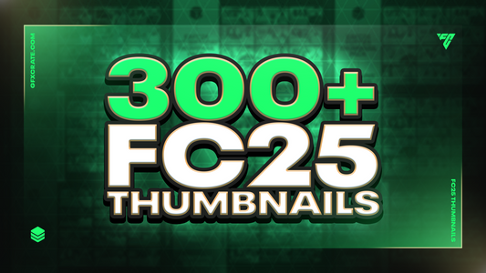 FC25 Fully Editable YouTube/Twitch/Kick Template Packs