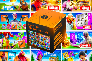 Fortnite Fully Editable 3D Thumbnail Pack V4
