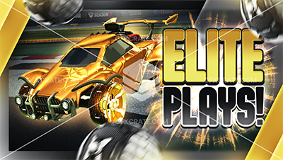 Rocket League Fully Editable YouTube Thumbnails and Assets GFX Pack