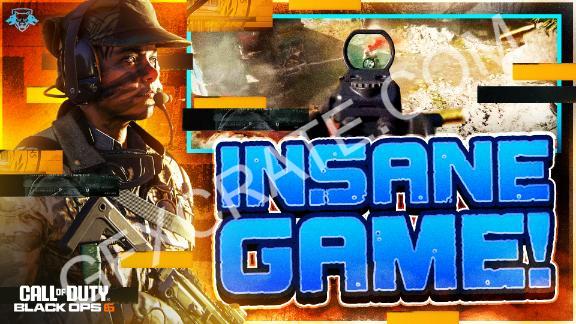 Black Ops 6 Fully Editable YouTube Thumbnail Pack (Call of Duty BO6)