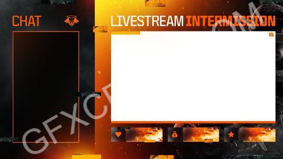 Black Ops 6 Animated Livestream Overlay and Branding Pack (COD BO6)