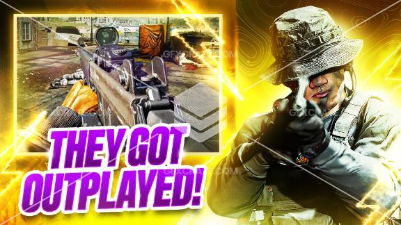 Black Ops 6 Fully Editable YouTube Thumbnail Pack 2 (Call of Duty BO6)