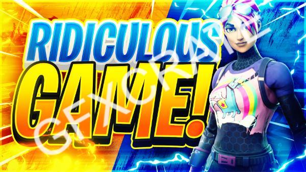 Fortnite Fully Editable Thumbnail Pack V1