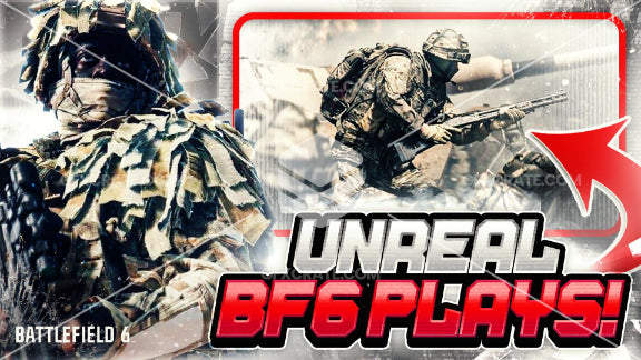 Battlefield 6 (BF6) Fully Editable YouTube Thumbnail Pack