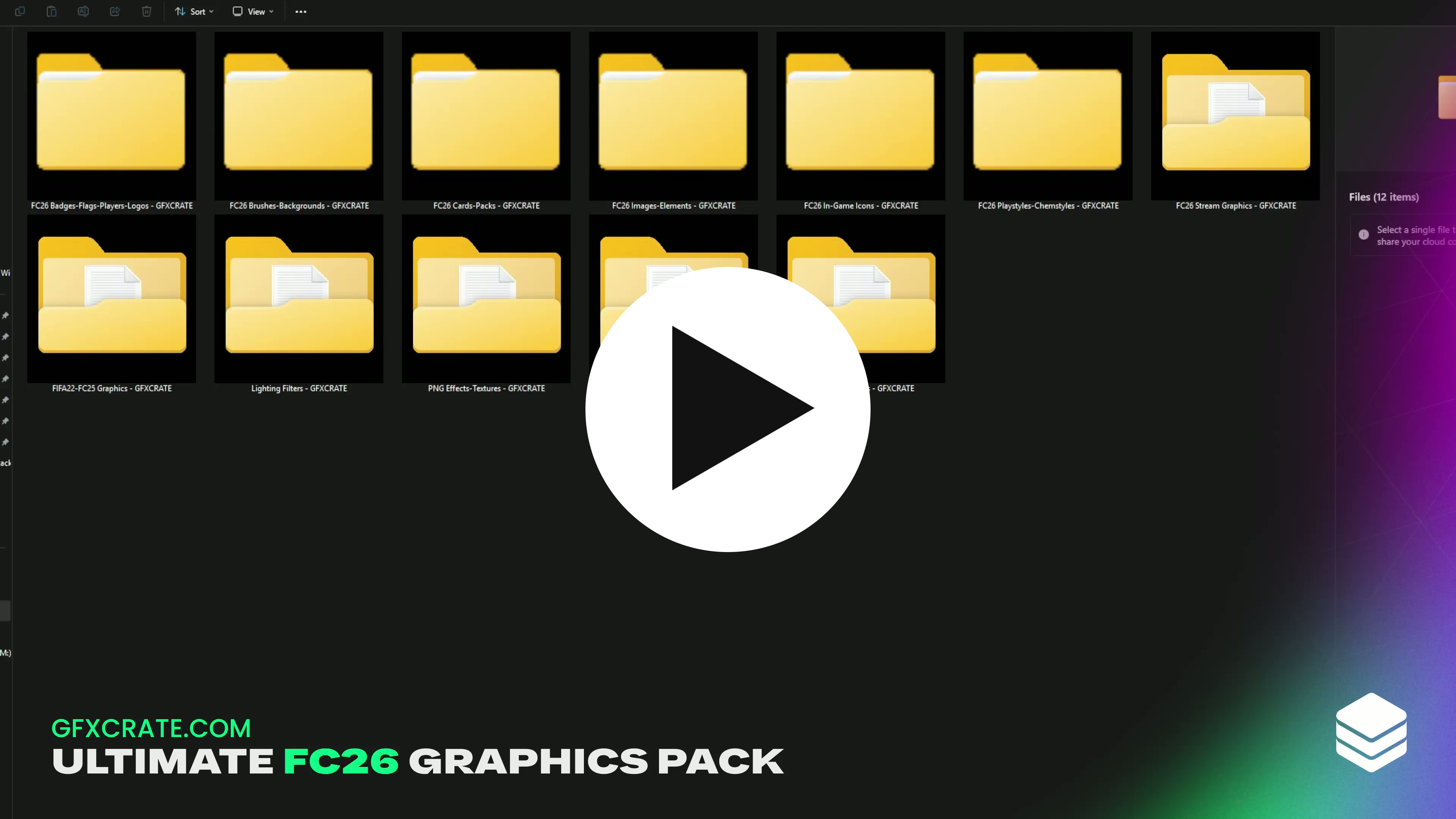FC26 Ultimate Graphics Pack - 2,000+ GFX Assets for Designers/Creators
